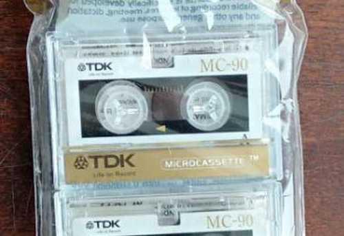 Аудиокассеты TDK MC 90 для диктофонов автоответ