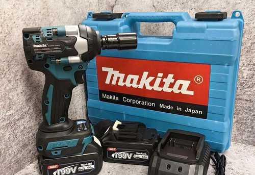 Гайковёрт бесщеточный Makita 350 Нм в кейсе + 2АКБ