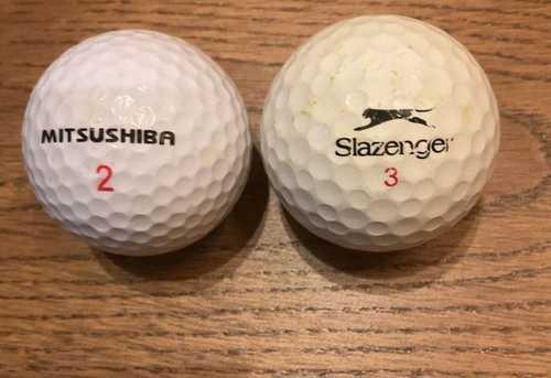 Мячи для гольфа Mitsushiba(2) и Slazenger(3)