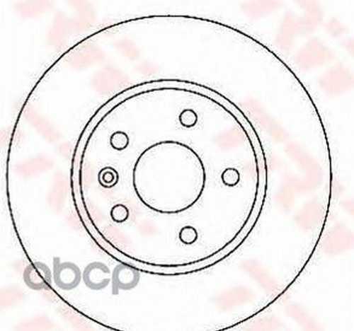 Диск торм.пер.opel astra J 09-15 276x26 DF7475 TRW