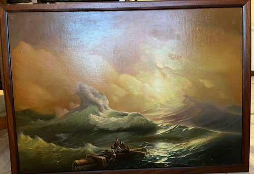 Картина маслом на холсте «Девятый вал» Айвазовский
