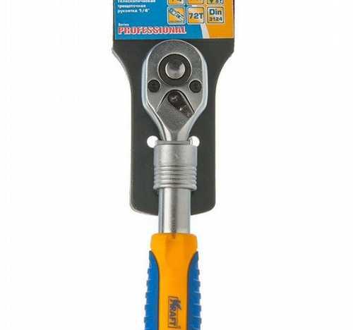 Kraft KT700620 Трещотка 1/4" телескопическая вывод kraft