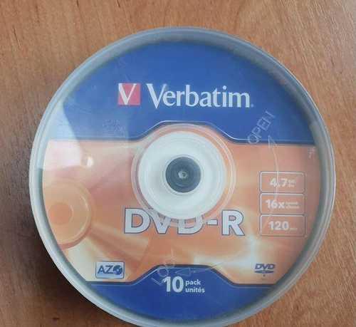 Verbatim DVD RW диски набор 10 шт