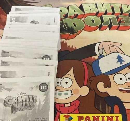 Наклейки panini гравити фолз gravity falls