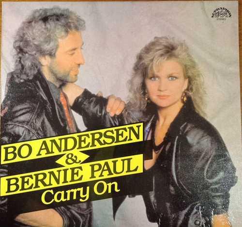 Грампластинка Bo Andersen & Bernie Paul "Carry On"
