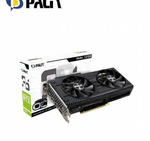 Видеокарта Palit RTX 3060 Dual OC 12 гб