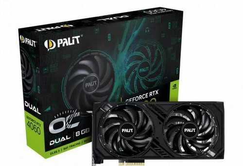 Видеокарта Palit nvidia GeForce RTX 4060 dual OC
