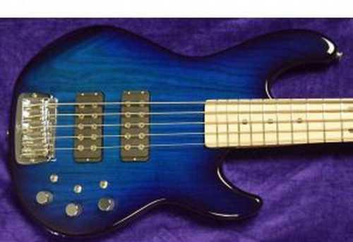 Басс гитара G&L L-2500, Blue Burst / Maple