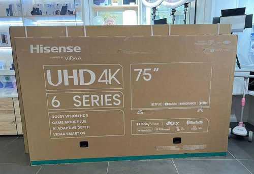 Телевизор hisense 75A6K / 75 (Новый)