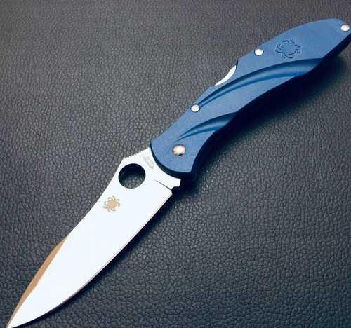 Складной нож Spyderco Centofante синий