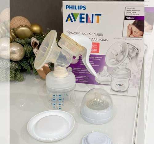 Молокоотсос ручной Philips Avent с соской 0 