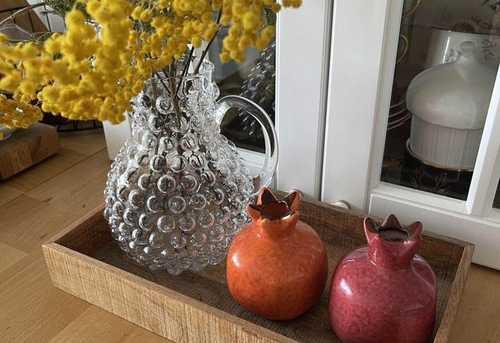 Декор для дома мини вазочки, керамические фигурки