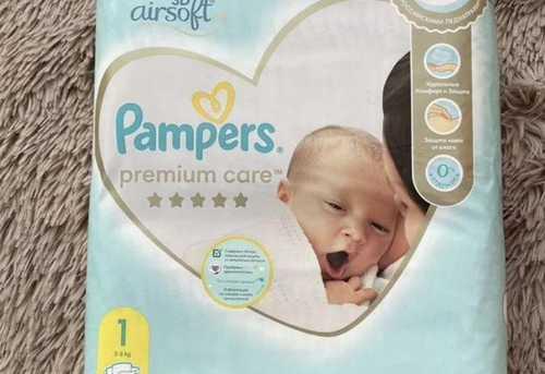 Подгузники Pampers premium care 1