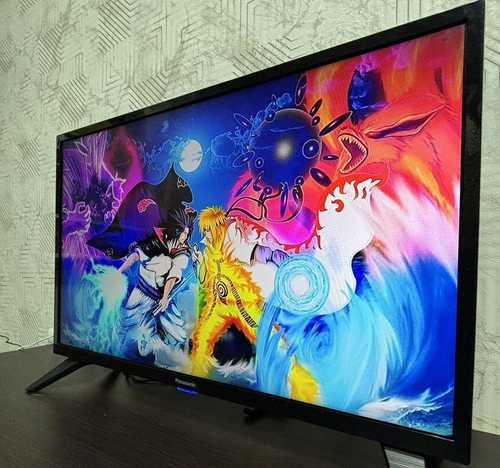 Большой яркий LED TV Panasonic 81см hdmi USB