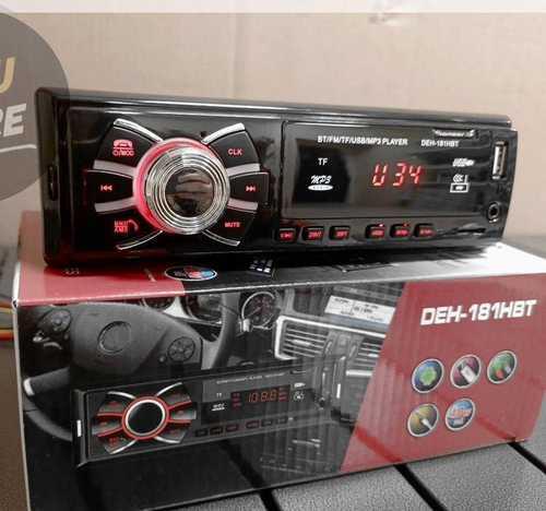 Магнитола Pioneer 1DIN 12v 40W x4 Bluetooth