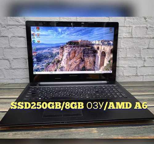 Lenovo G50-45 AMD A6 6310 250SSD/8RAM Radeon R4 Ra