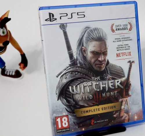 Witcher 3 Wild Hunt complete новый диск для PS5