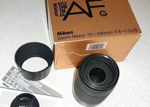 Объектив Nikon 70-300 mm f/4-5.6G