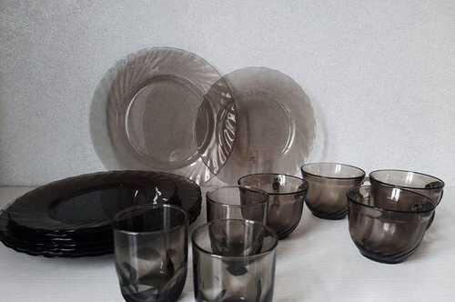 Посуда из темного стекла Luminarc б/у | Festima.Ru - Мониторинг объявлений