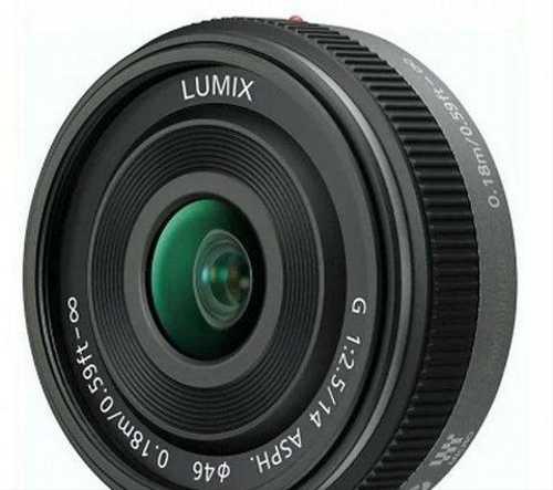 Panasonic 14mm f/2.5 Aspherical (H-H014E) новый