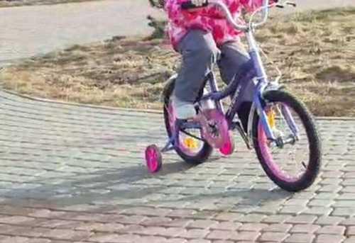 Велосипед для девочки, колёса 16