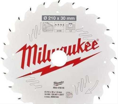 Диск пильный Milwaukee по дереву 210*30*24 мм