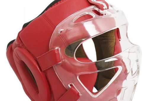 Шлем с пластиковым забралом BoyBo Flexy BP2006 кра