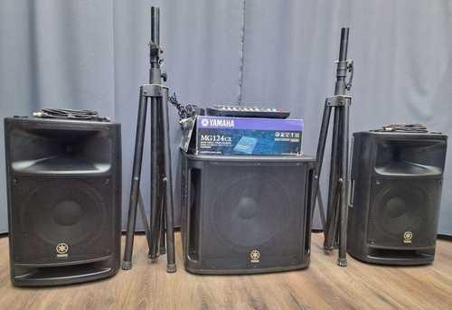 Комплект звука Yamaha MSR800 и MSR400