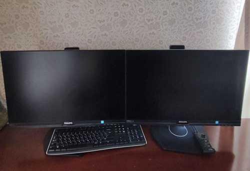 Монитор 24" philips 240B7qpteb/00