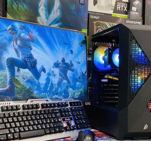 Игровой пк Ryzen 5 5500 RTX 3060 12GB DDR4 16GB 25