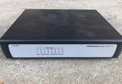 Сетевой Коммутатор gigabit switch 16 3c1671600a