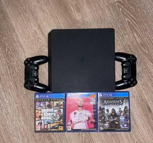 Sony playstation 4 1tb с играми