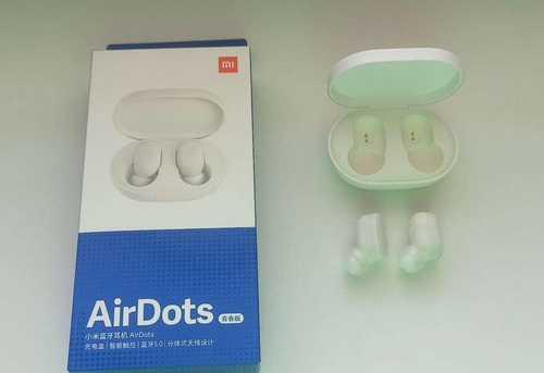 Наушники беспроводные MI Airdots + чехлы в подарок