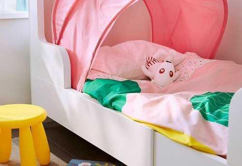Полог балдахин для кровати, детский, розовый, IKEA
