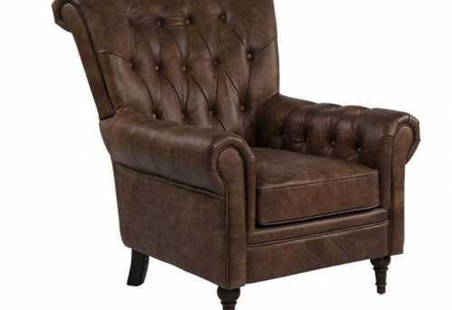Классическое кожаное дизайнерское кресло