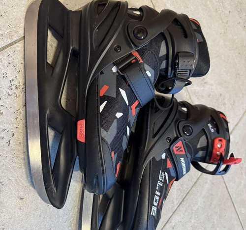 Коньки nordway раздвижные 36-41