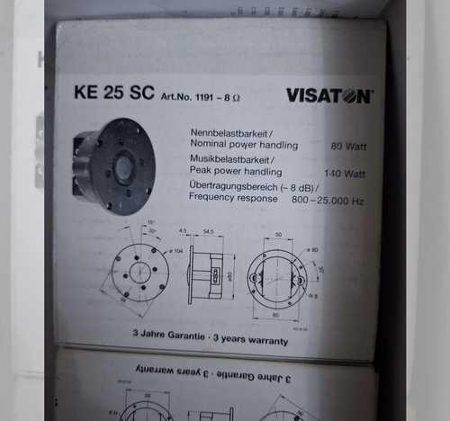 Visaton Ke 25 sc