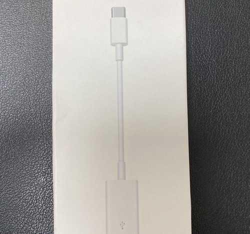 Оригинальный переходник Apple, USB-C to USB-A