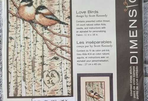 Набор для вышивания Dimensions Love Birds 70-35277