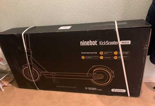 Новый Электросамокат Ninebot KickScooter Max G30P