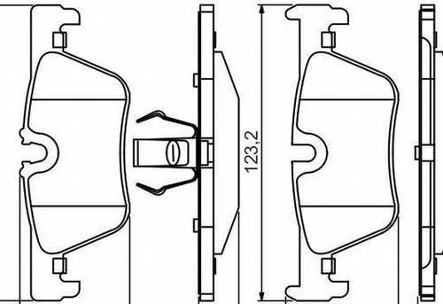 Колодки тормозные BMW 1 (F20