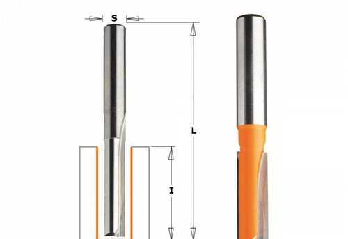 Пазовая фреза длинная монолитная D6,0 I25,4 S8,0 L