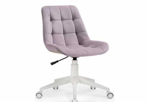Офисное кресло Келми 1 светло-лиловый / белые ножк