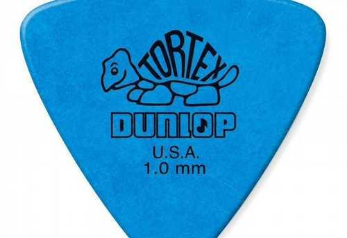 Медиатор Dunlop Tortex Triangle синий 1.0мм. (431