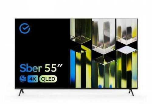 Новый телевизор Sber 55 qled SMART tv