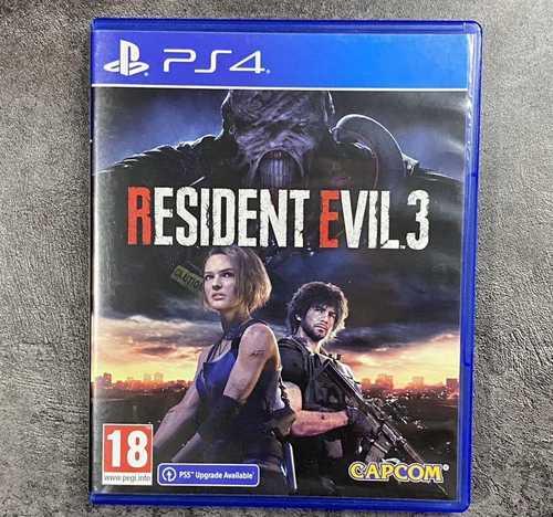 Resident Evil 3 Remake игра для PS4