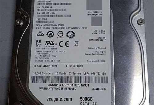 HDD Seagate 500Gb /вг
