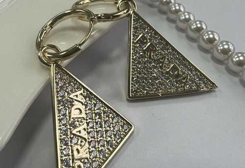 Серьги стиль Prada