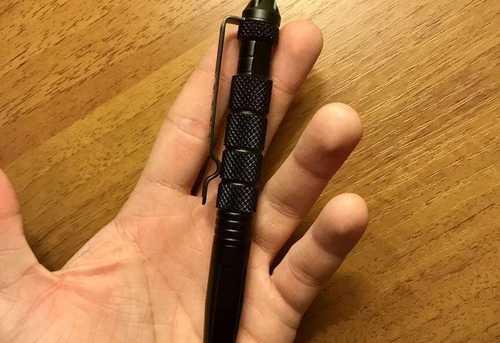 Тактическая ручка металл +2 стержня новая