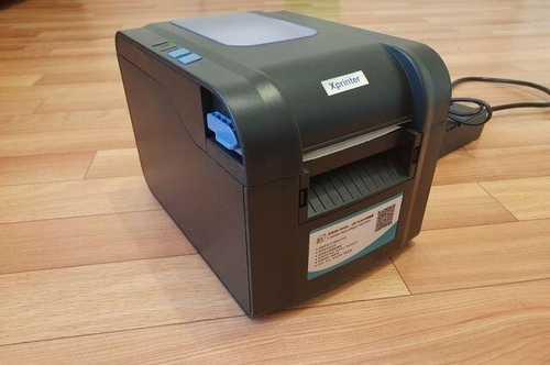 Термопринтер Xprinter XP-370B + наклейки в подарок